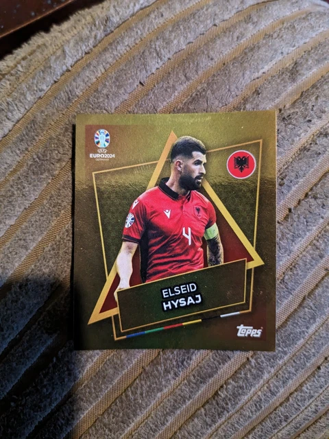 TOPPS EURO 2024 Sticker Collection Star Player Albania Elseid Hysaj £3. ...