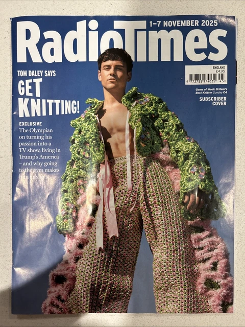 RADIO TIMES 1-7 November 2025 Tom Daley, CRATW, Exclusive Subscriber ...