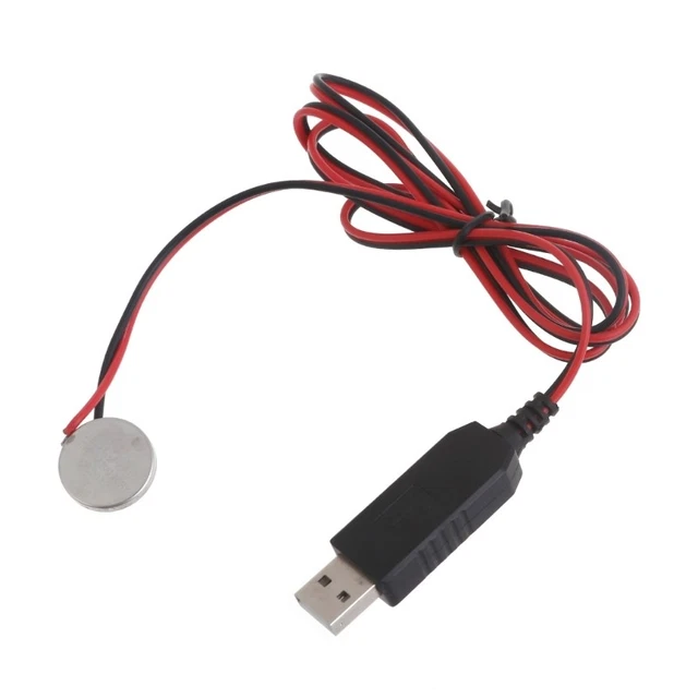 USB TO CR2032 Dummy Battery Adapters Cord Power Cable for CR2032 3V ...