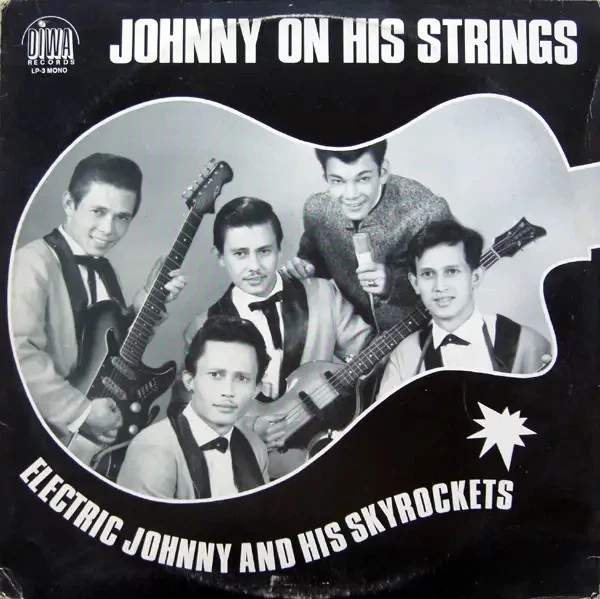 LP ELECTRIC JOHNNY And His Skyrockets Johnny On His Strings NEAR MINT ...
