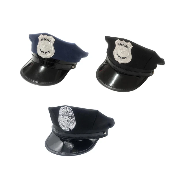 CHILDREN POLICE HAT Police Costume Accessory Photo Prop Headgear ...