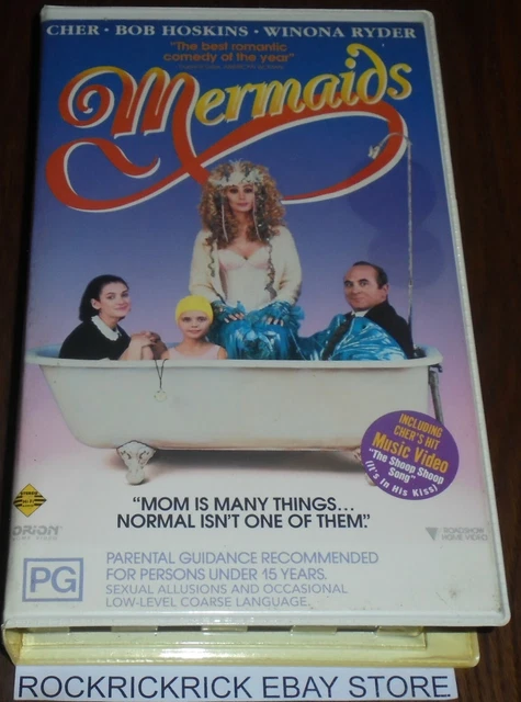MERMAIDS VHS TAPE Roadshow (Ex-Rental) Cher,Bob Hoskins,Winona Ryder £16.18 - PicClick UK