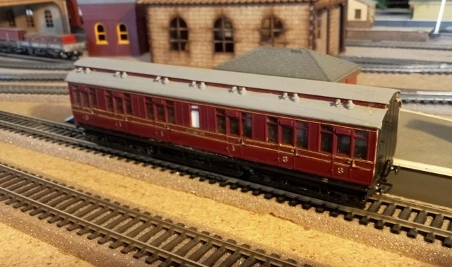 OO KIT-BUILT RATIO 722 MR 50ft clerestory composite coach in LMS ...