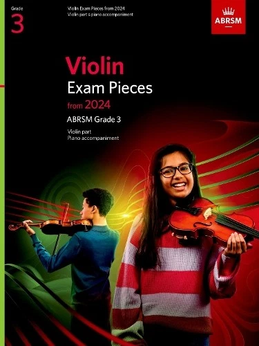 ABRSM VIOLIN EXAM Pieces from 2024, ABRSM Grade 3, Violin Part & P ...