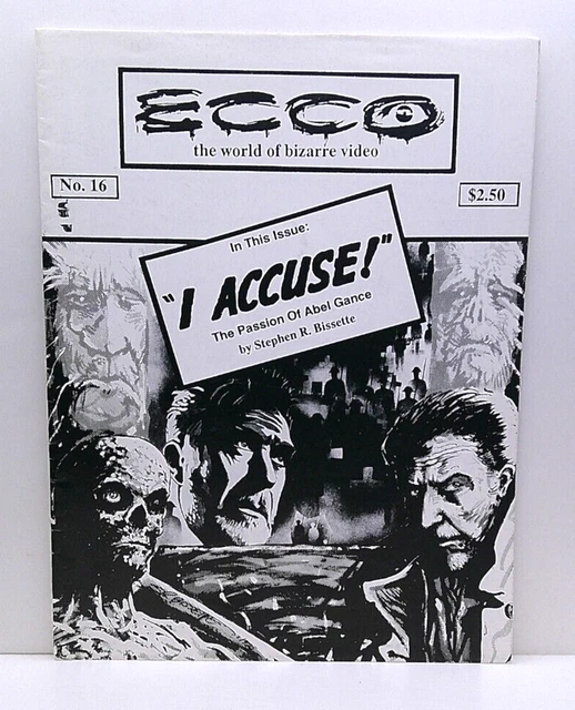 ECCO LE MONDE De Bizarre Magazine Vidéo #16 1992 J'Accuse Stephen R ...