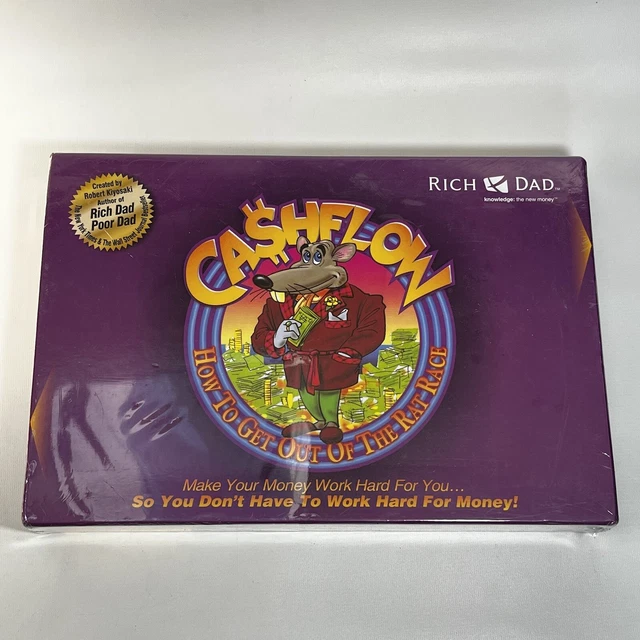 CASHFLOW 101 RICH Dad Poor Dad Robert Kiyosaki Get Out of the Rat Race ...