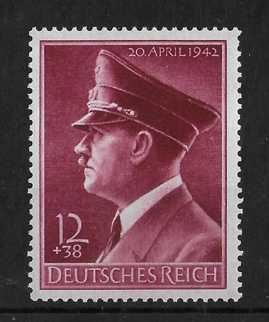 GERMANY 1942 THIRD Reich WWII ADOLF HITLER BIRTHDAY, JUBILEE ! MNH OG ...
