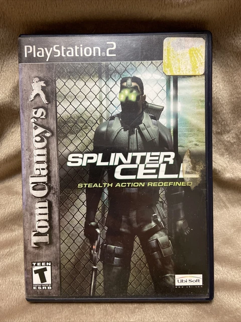TOM CLANCY'S SPLINTER Cell Stealth Action Redefined PS2 No Manual EUR 4 ...