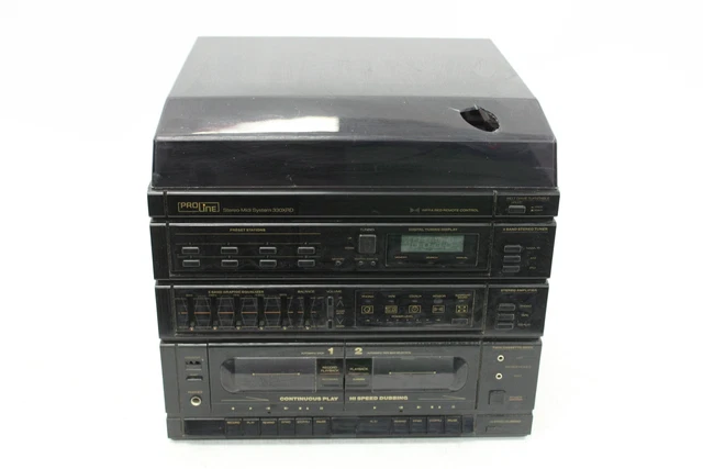 PROLINE 330XRD STEREO Midi System HiFi Combo - Black - E20 £4.99 ...