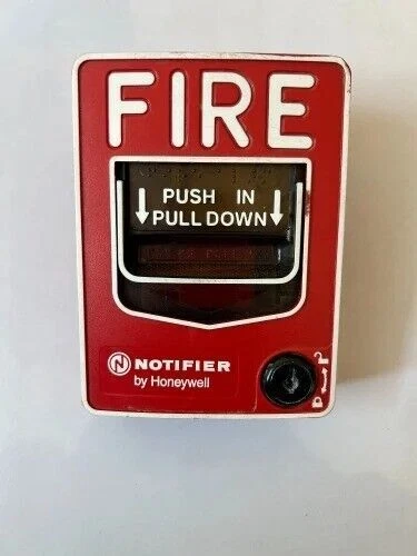 NOTIFIER NBG 12LX Fire Alarm Addressable Dual Action Pull Station With ...