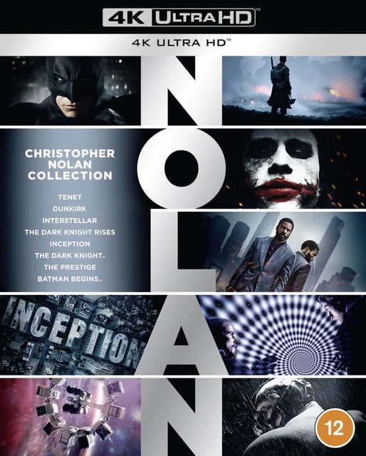 CHRISTOPHER NOLAN: DIRECTOR'S Collection (4K UHD Blu-ray) Tom Hardy (US ...