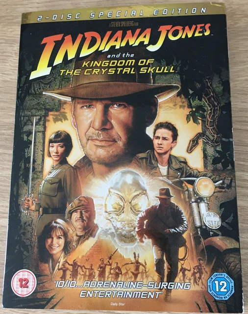 INDIANA JONES AND The Kingdom Of The Crystal Skull (DVD, 2008, 2-Disc ...