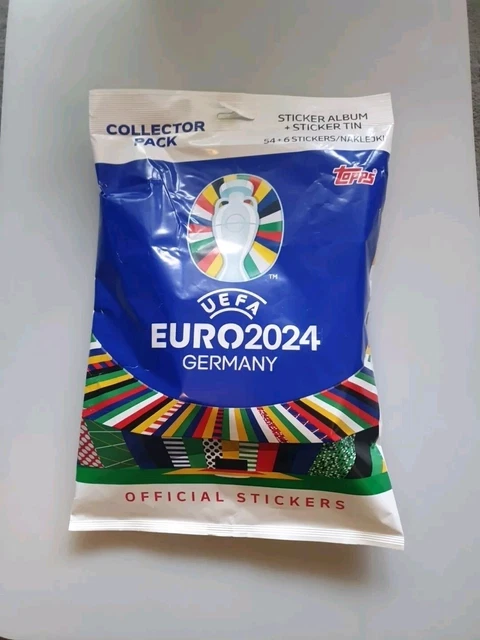 TOPPS UEFA EURO 2024 Stickers Exclusive Collector Pack £15.00 - PicClick UK