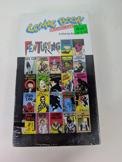 COMIC BOOK CONFIDENTIAL VHS Ron Mann Robert Crumb Stan Lee Jack Kirby SEALED £27.93 - PicClick UK