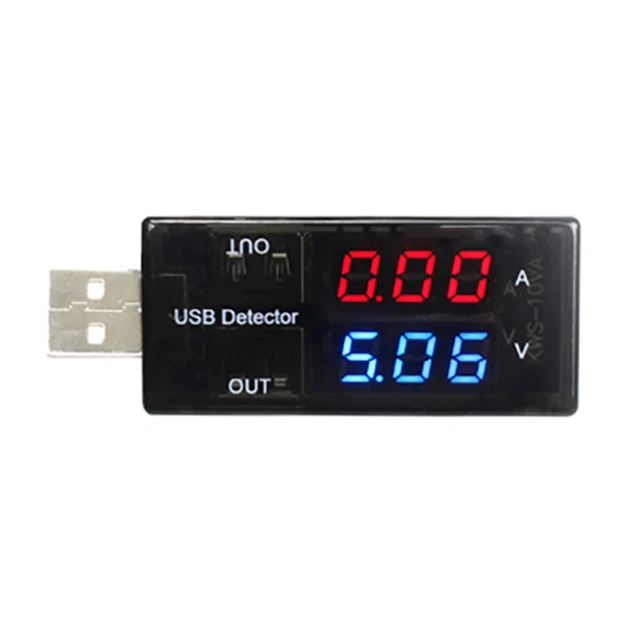 DC 5V USB Current Voltage Digital Detector Voltmeter Ammeter Measuring ...