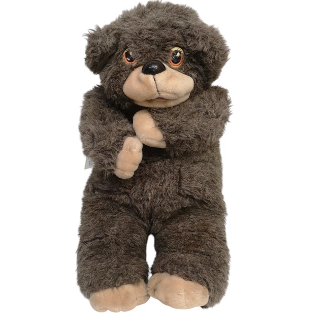 HASBRO TALKING 1986 Bingo Bear Plush Hand Puppet Speaks Fully Working ...