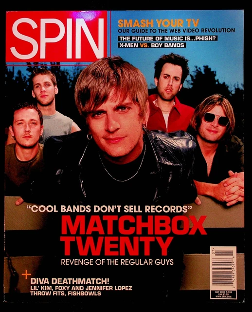VINTAGE SPIN MUSIC Magazine July 2000 Matchbox Twenty 20 Rob Thomas Phish Foxy £8.65 - PicClick UK