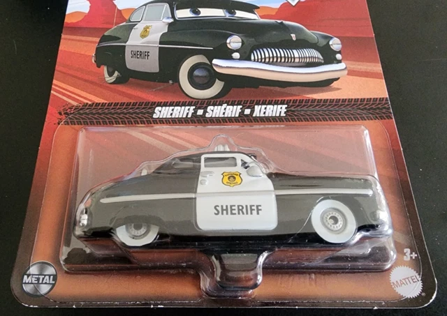 DISNEY PIXAR CARS Sheriff Diecast Police Car Mattel 2025 Release New ...