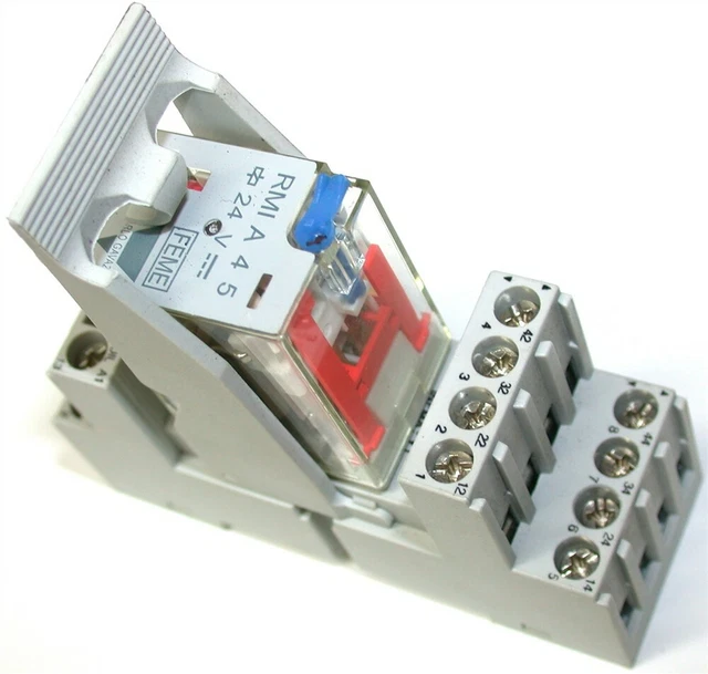 Carlo Gavazzi RMIA-4-5-24DC Relay 24VDC 5A 250VAC 1/6HP, 47% OFF
