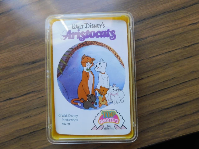 WALT DISNEY'S The Aristocats Top Quartets Card Game c1970 36 cards £16. ...