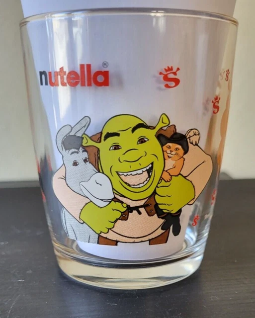 NUTELLA FERRERO N.1 bicchiere conico serie "SHREK TERZO" anno 2007 EUR ...
