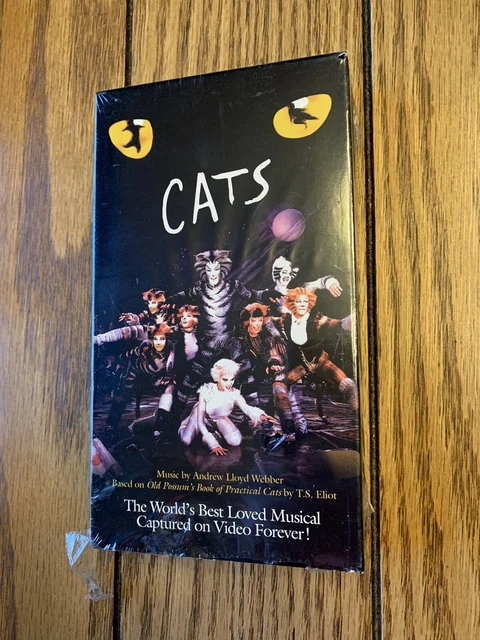 CATS BROADWAY MUSICAL on Universal Studios VHS Tape Ripped Seal 2 Hours ...
