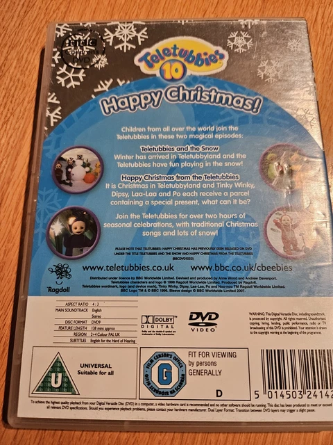 HAPPY CHRISTMAS TELETUBBIES Dvd Kids Over 2 Hours £29.99 - PicClick UK