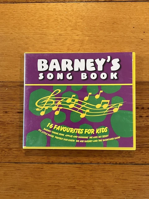 BARNEY'S SONG BOOK 16 Favorites For Kids CD $14.00 - PicClick AU