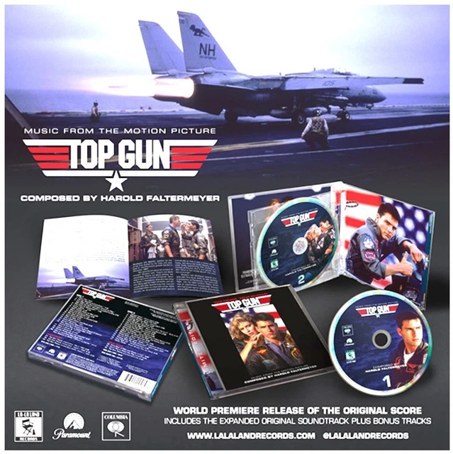 TOP GUN - 2 x CD Expanded Score - Limited 5000 - Harold Faltermeyer EUR ...