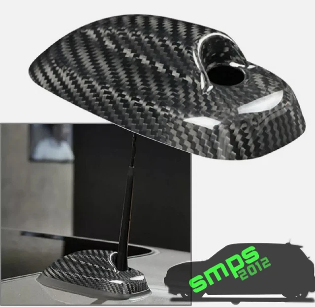 MINI COOPER GEN 3 F55 Carbon Fibre Sport Aerial Mast Antenna Base Cover ...