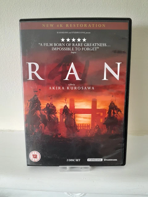 RAN (DVD 1985) 2-Disc Set 4K Restoration, Akira Kurosawa, DISCS ARE ...