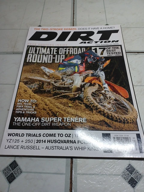 DIRT ACTION MAGAZINE Issue 182 July 2014 £7.43 - PicClick UK