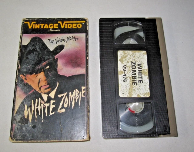 *RARE RELEASE* VINTAGE Video Presents White Zombie (VHS, 1985) Tested ...