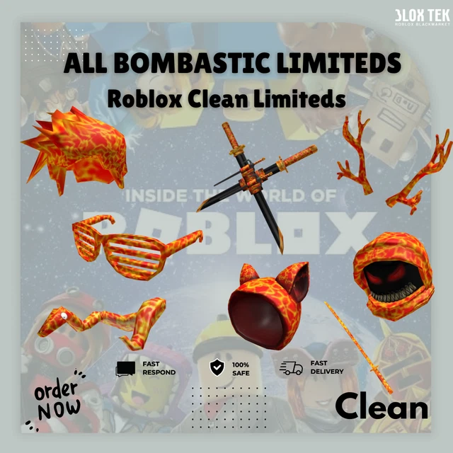 🌋BOMBASTIC LIMITEDS 💥 - Roblox Limiteds [Ch3Ap & Safe] 💎🔥 Trust3D ...