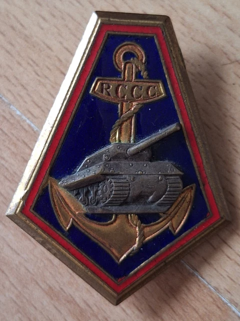 INSIGNE RCCC RÉGIMENT Colonial De Chasseurs De Chars EUR 22,00 ...