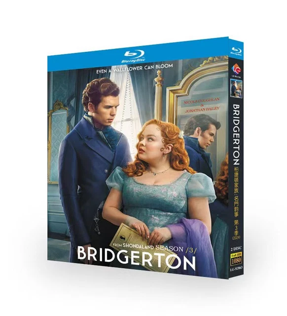 BRIDGERTON SAISON 3 (2024) Blu-ray série télévisée britannique BD 2 disques toute région coffret ...