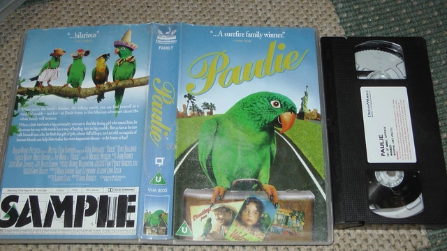 PAULIE VHS VIDEO Big Box Timecode Sample Dealer Tape CIC Dreamworks £5. ...