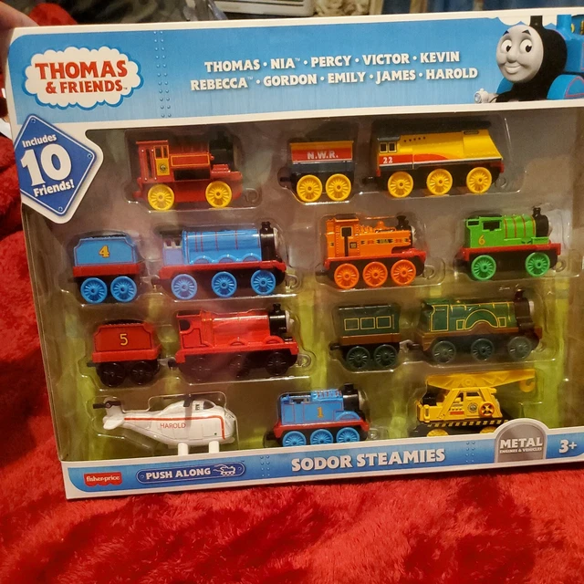 THOMAS & FRIENDS Trackmaster GFF07 Sodor Steamies Train Engines Set 10 ...