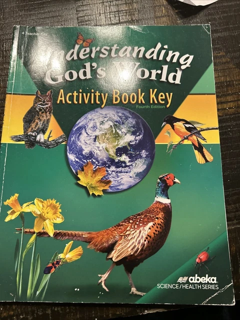 GRADE 4 ABEKA Understanding God's World Activity Book - Teacher Key $10 ...
