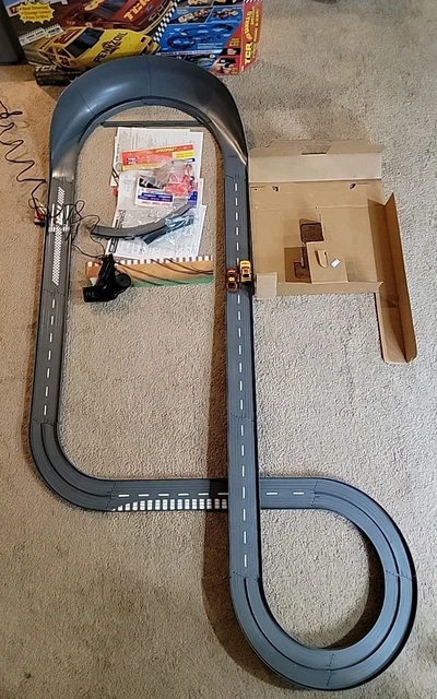 1993 TYCO TCR High Banked Speedway Slotless Car Set - Complete. $150.00 ...