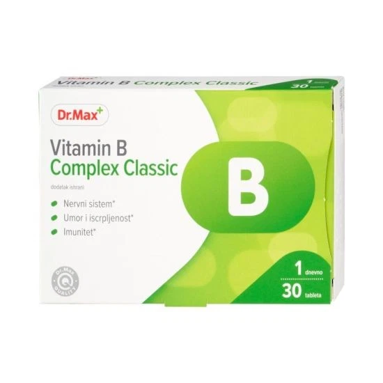 3X DR. MAX B Complex Classic 30 Tablets Energy Nervous System ...