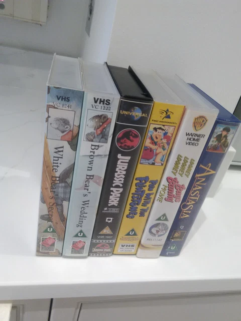 BUNDLE OF SIX children's VHS Video Tapes various titles all in original ...