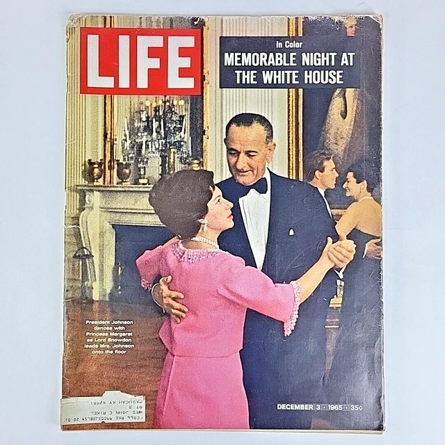 LIFE MAGAZINE DECEMBER 3 1965 - Memorable Night at the White House £21. ...
