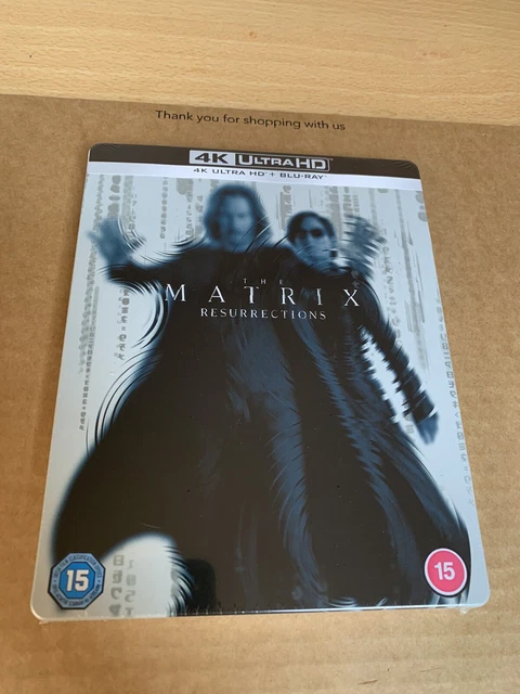 The Matrix Resurrections 2021 4k Uhd Blu Ray Steelbook New And Sealed