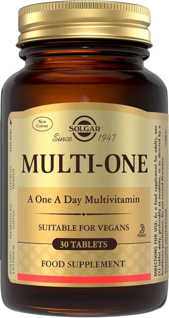 MULTI-ONE - ONE-A-DAY Multivitamin Tablets - 30 Day Supply - for Energy ...