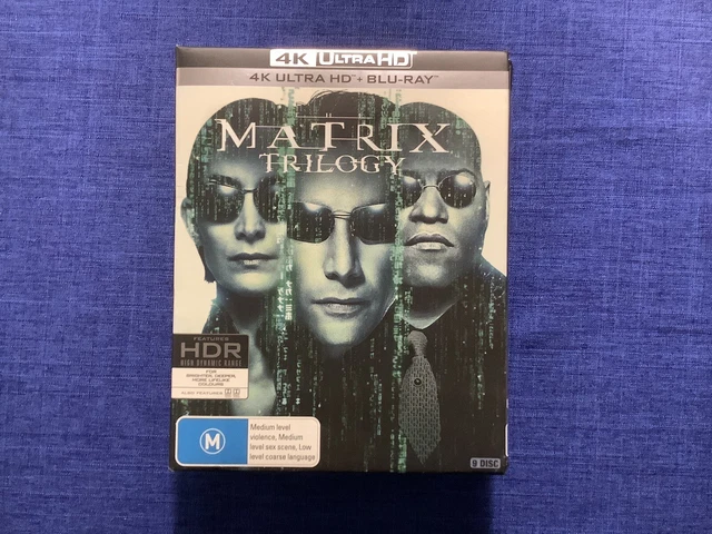 THE MATRIX TRILOGY | Blu-ray + UHD 4K :2018 )Keanu Reeves - Disks Like ...