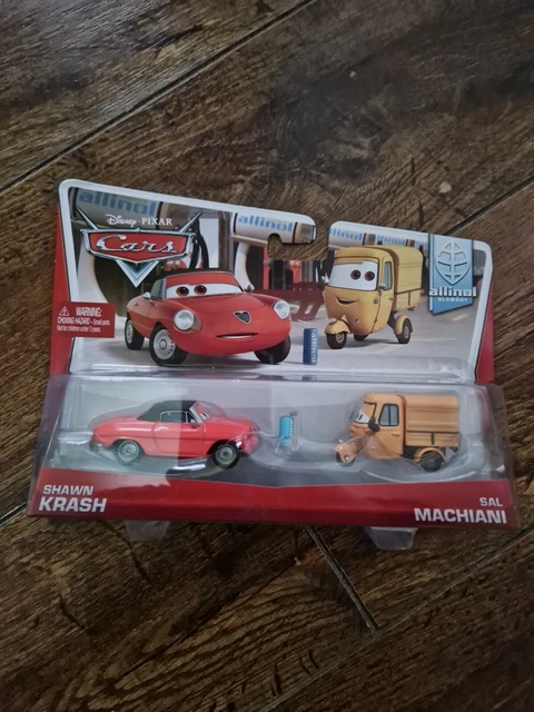 DISNEY PIXAR CARS Allinol Blowout Shawn Krash & Sal Machiani 2 Pack 🌟🌟🌟 ...