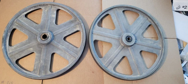VINTAGE 1966 28-290 14” Delta Rockwell Bandsaw Upper and Lower Wheels ...
