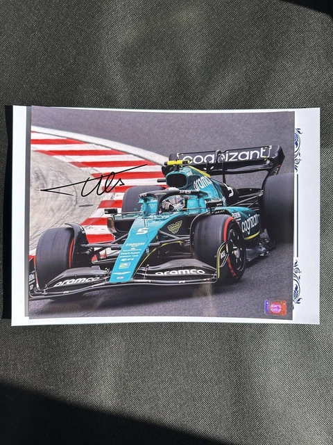 FERNANDO ALONSO ASTON Martin F1 Photo Autograph 8X10 Hand Signed ...