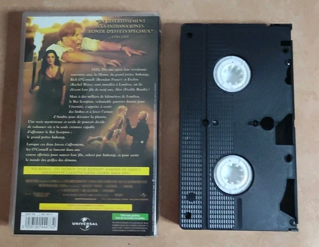 #135 K7 VHS Video Cassette The Mummy Returns Brenda Fraser Universal ...